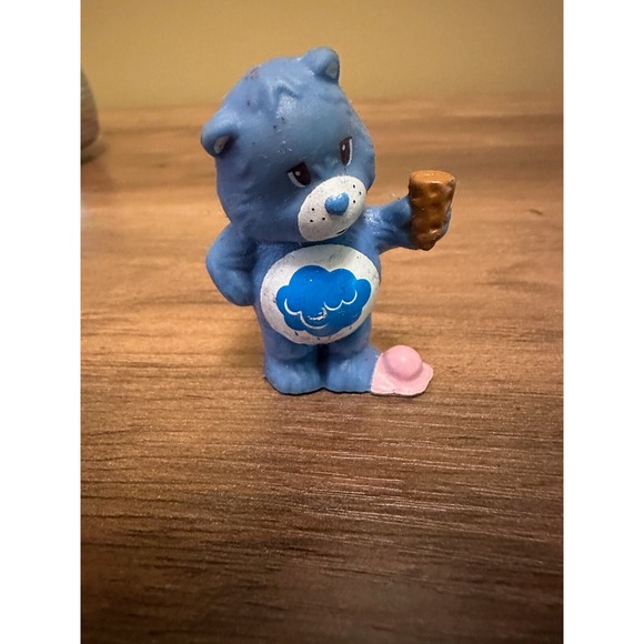Other | Care Bears Grumpy Ice Cream Cone 2 Blue Figurine Cake Topper ...